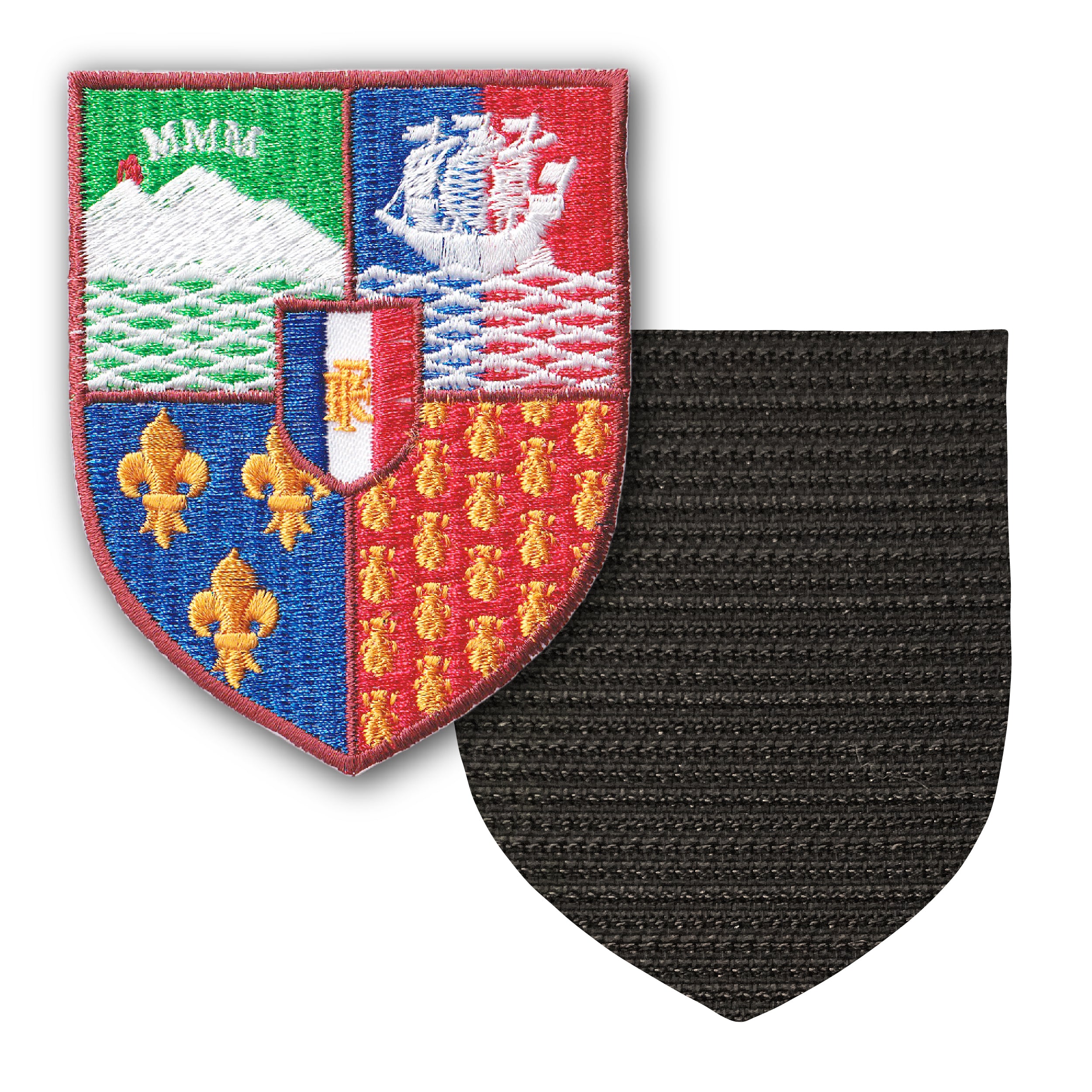 MAXIMUMPATCHES - Ile De La Réunion - 6,5 cm x 8 cm - Ecusson Patch Bro ...
