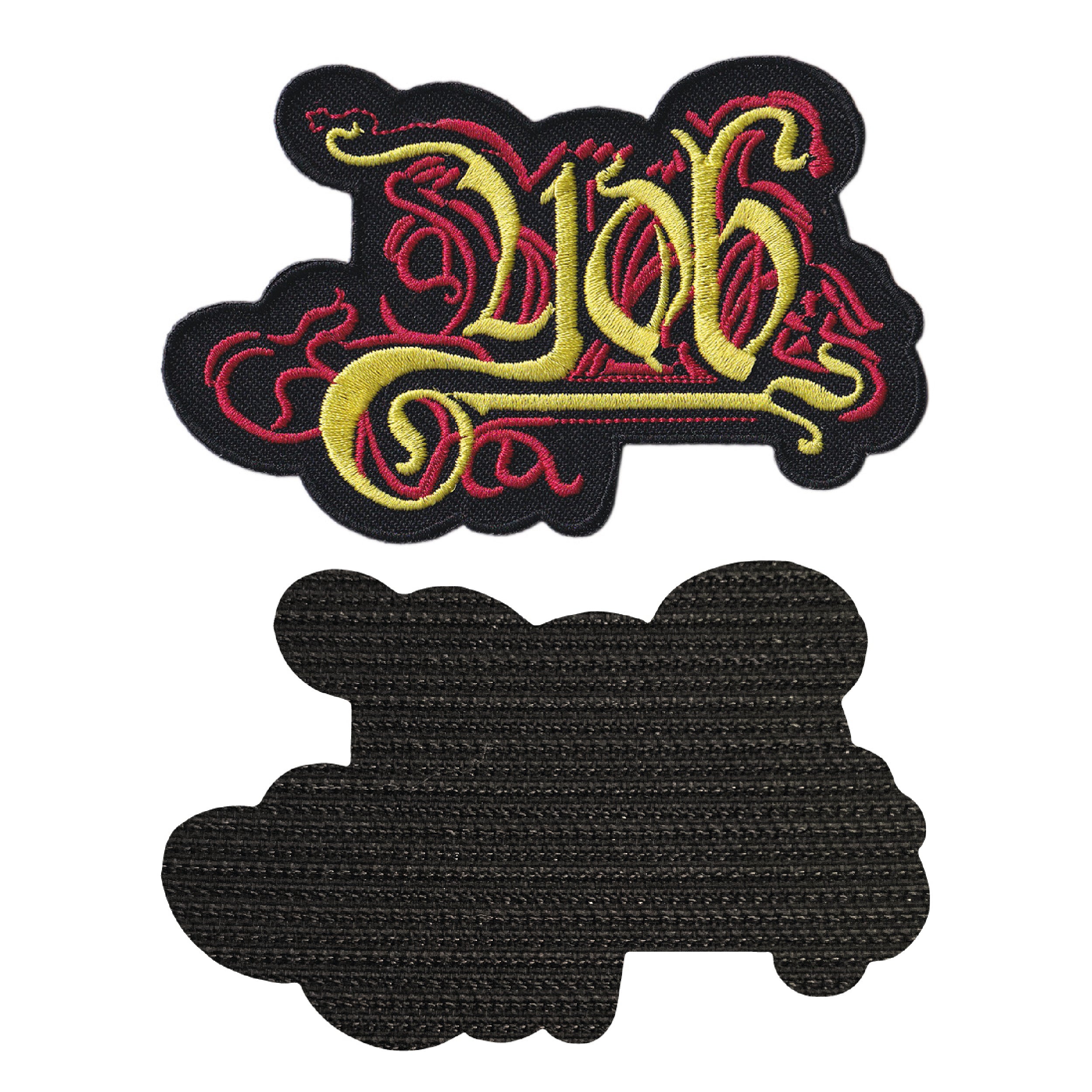 MAXIMUMPATCHES - YOB - 10,8 cm x 6,8 cm - Ecusson Patch Brodé Avec Scr ...